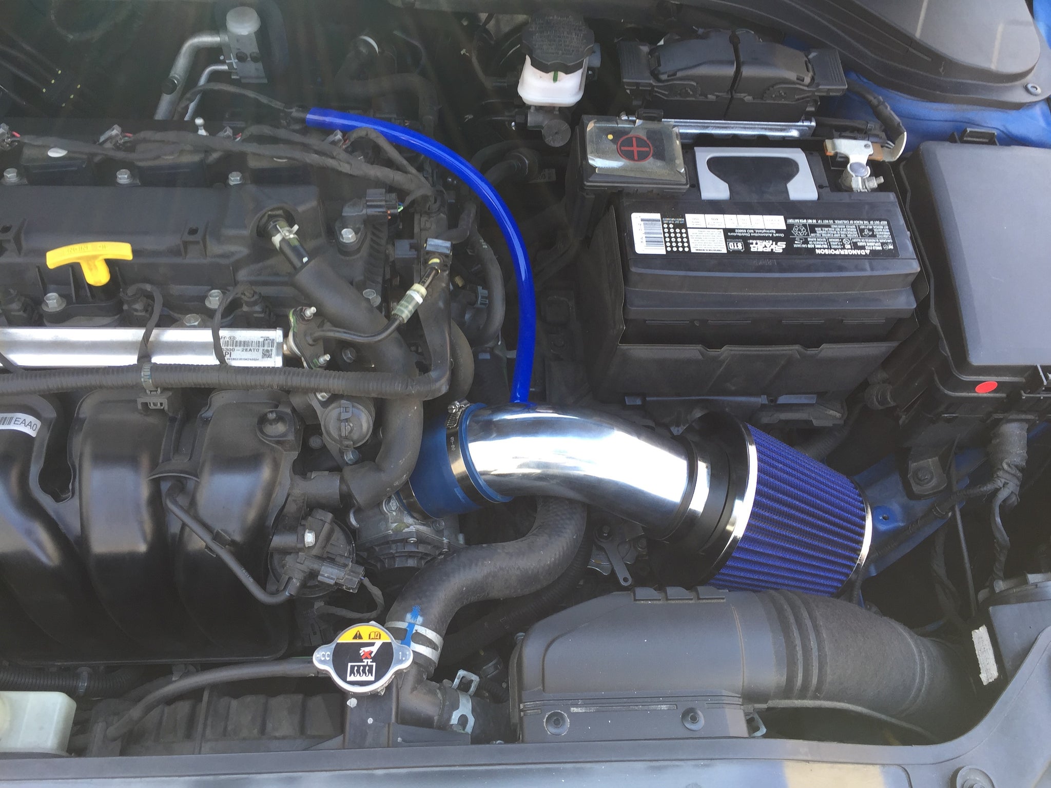 Ram Air Intake ST Racing Blue Short Kit For Daewoo Lanos 1.5L/1.6L 4 ...